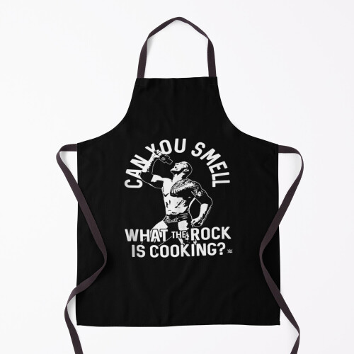 WWE Can You Smell What The Rock Is Cooking Grill Aprons for Kitchen BBQ ...
