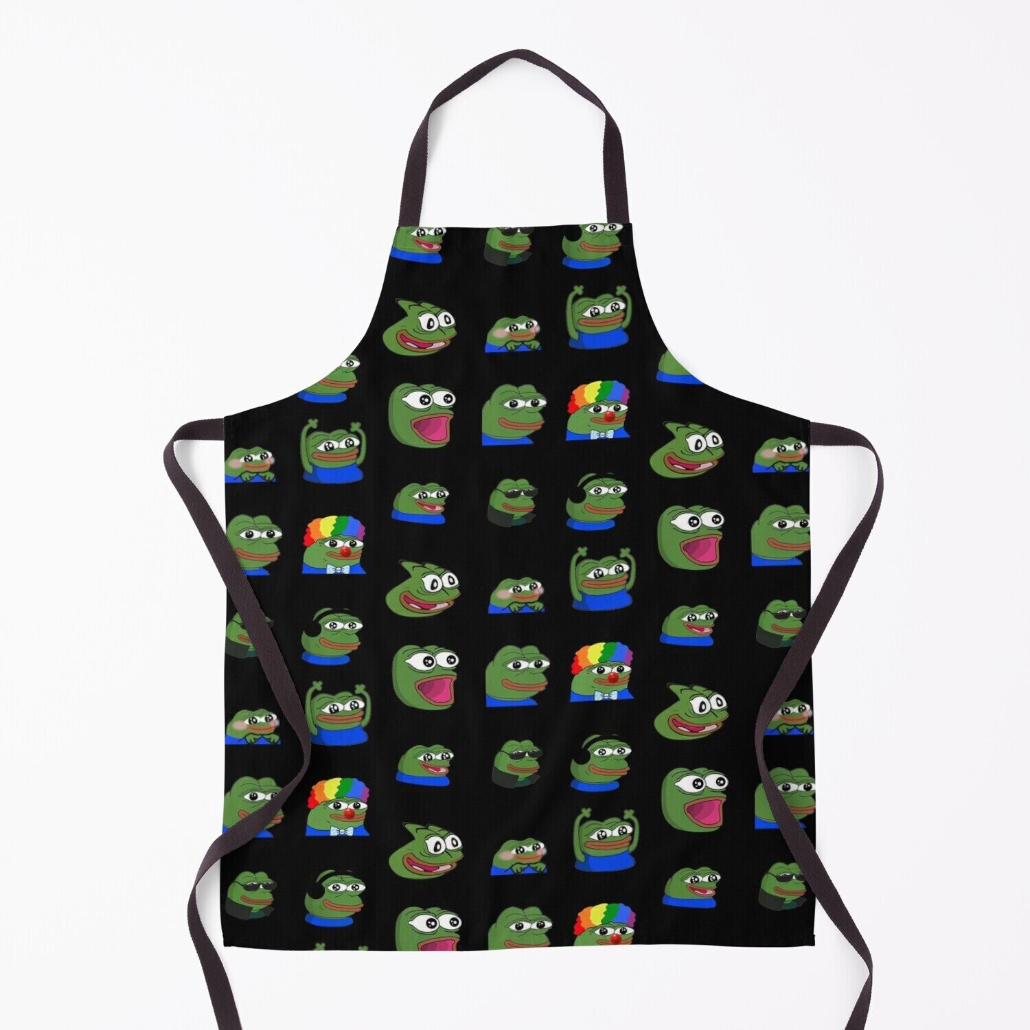 Peepo Emotes (Black) Grill Aprons for Kitchen BBQ Chef on OnBuy