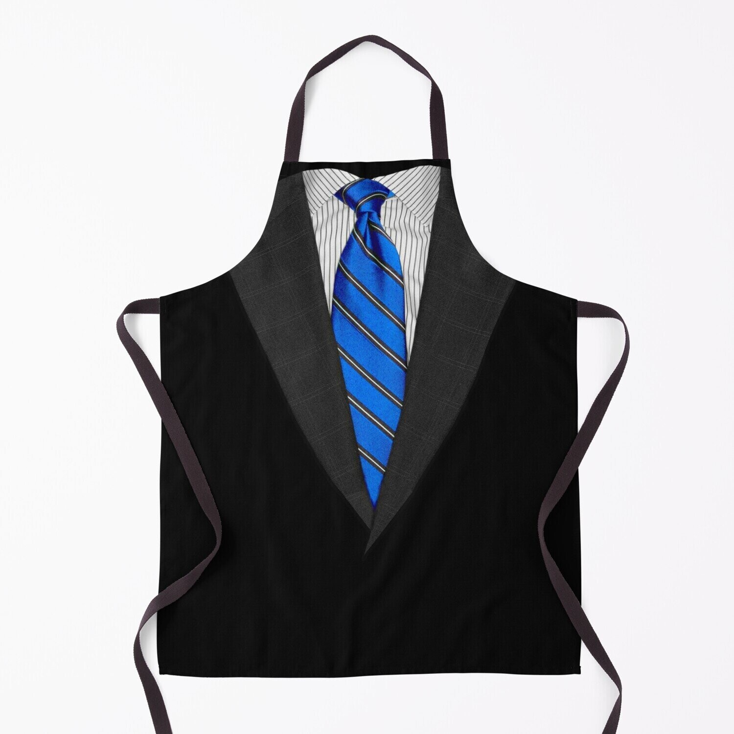 Blue Suit Up! Realistic Suit and Tie Casual Graphic for Zoom Tuxedo ...