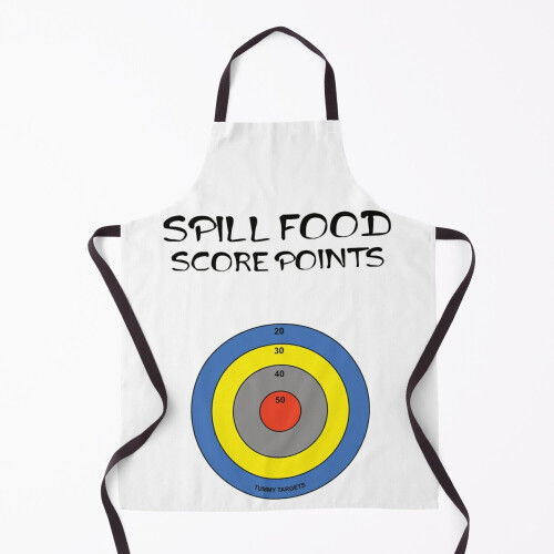 Tummy Target for messy eaters who spill food Grill Aprons for Kitchen ...