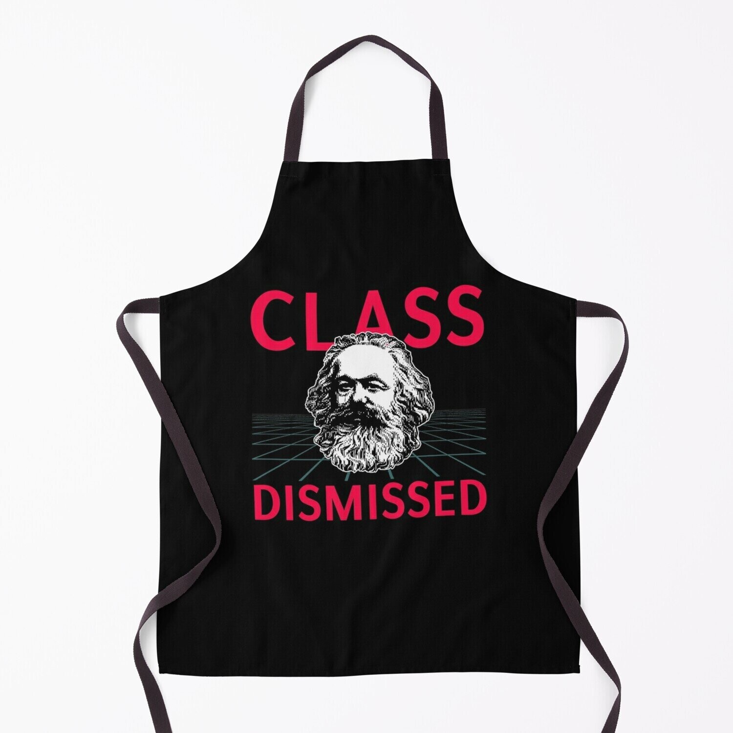 Class Dismissed Karl Marx Funny Socialism Communism Pun Grill Aprons ...