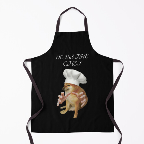 Kiss Chef Cheems Grill Aprons for Kitchen BBQ Chef on OnBuy