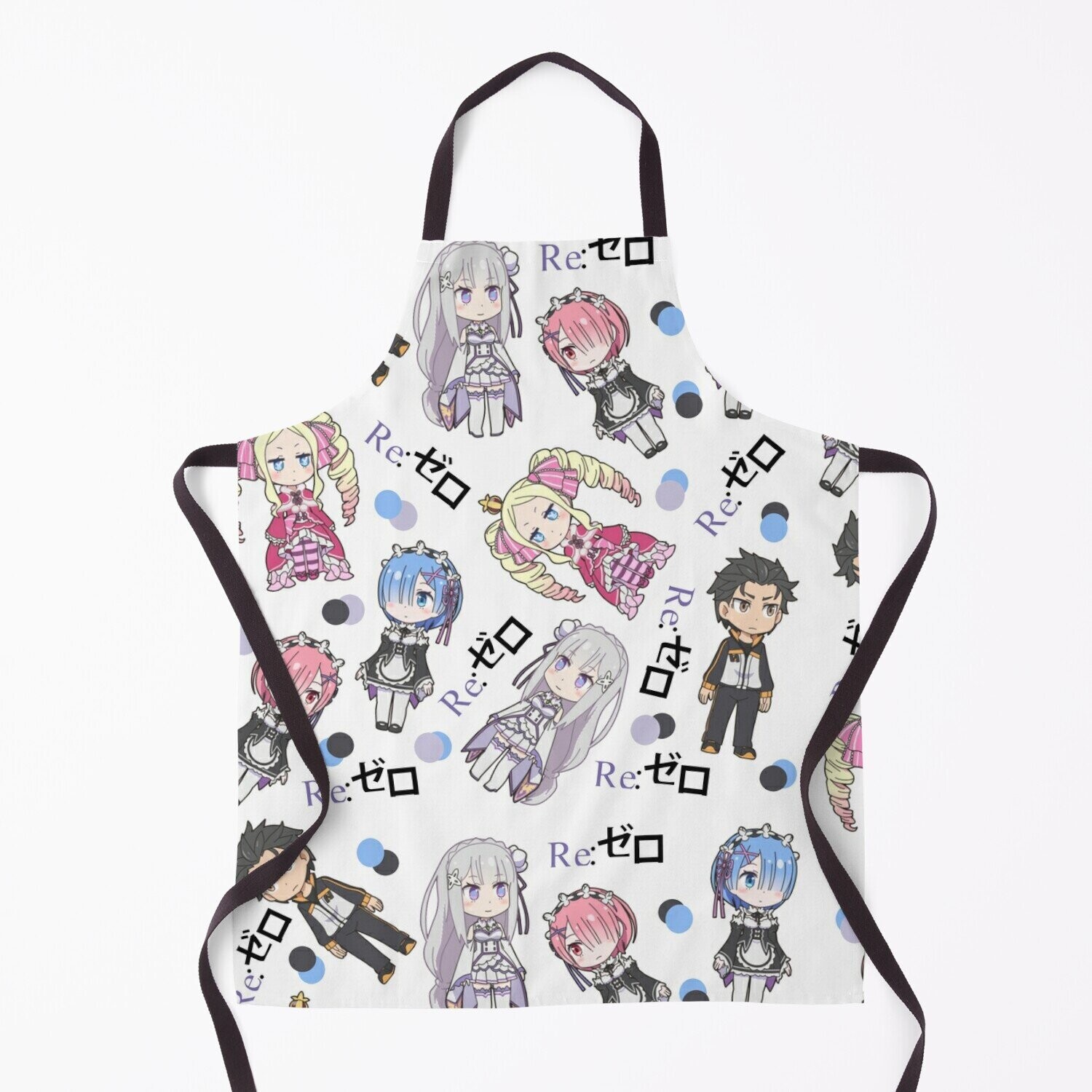 Re:Zero Anime Chibi Design Grill Aprons for Kitchen BBQ Chef on OnBuy