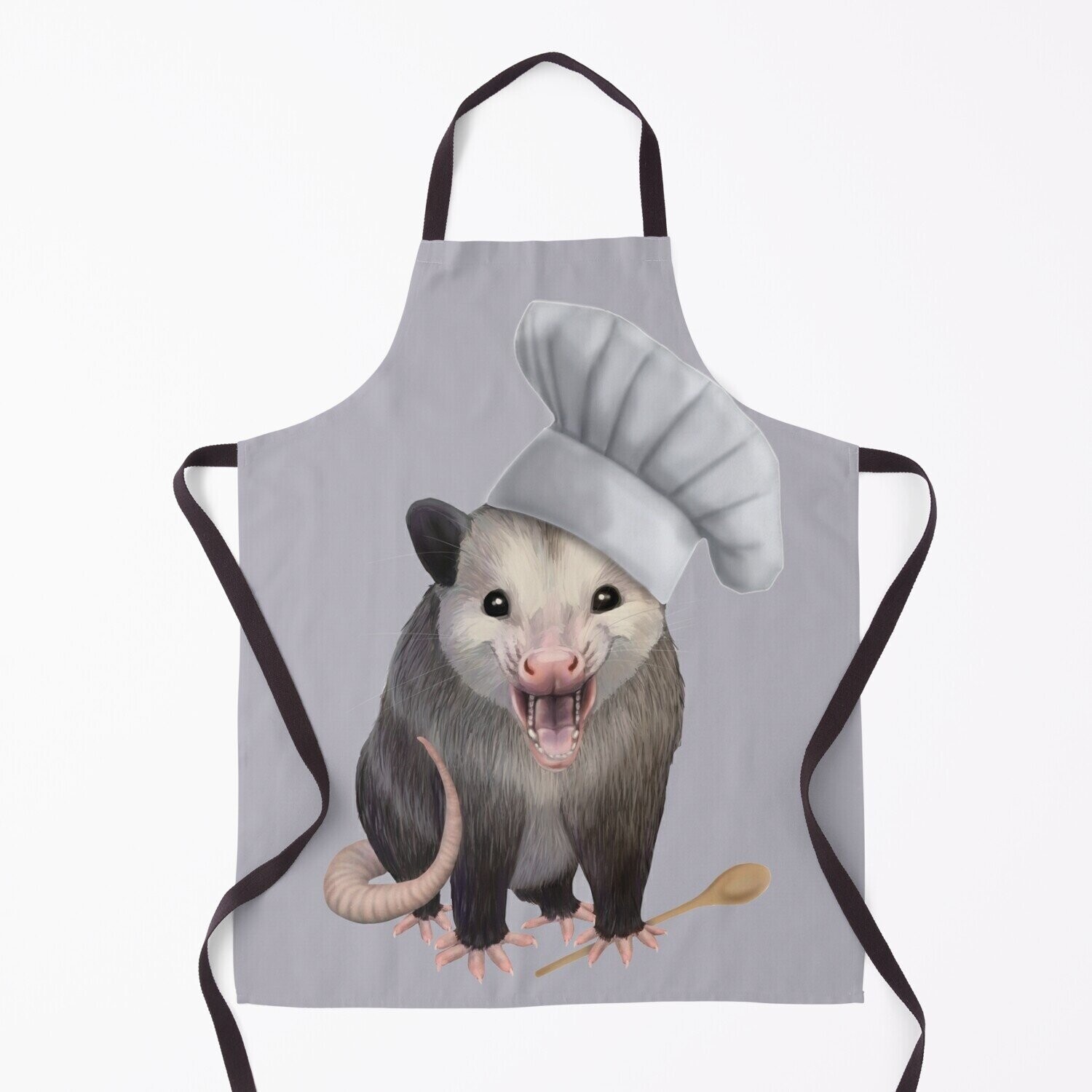 Chef Opossum - cute possum in a chefs hat Grill Aprons for Kitchen BBQ ...