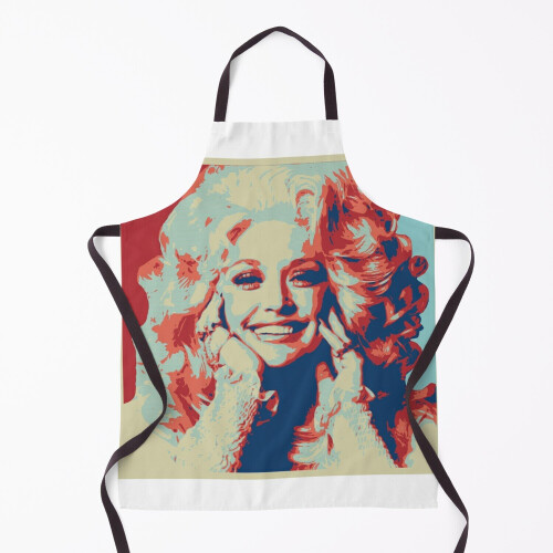 iconic dolly parton in red and blue Grill Aprons for Kitchen BBQ Chef ...