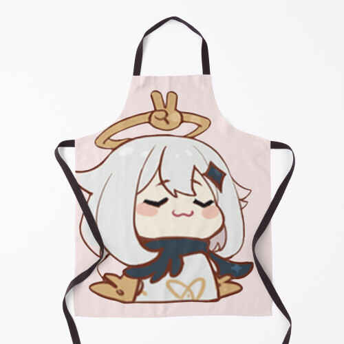 Paimon Genshin Impact Chibi Grill Aprons for Kitchen BBQ Chef on OnBuy
