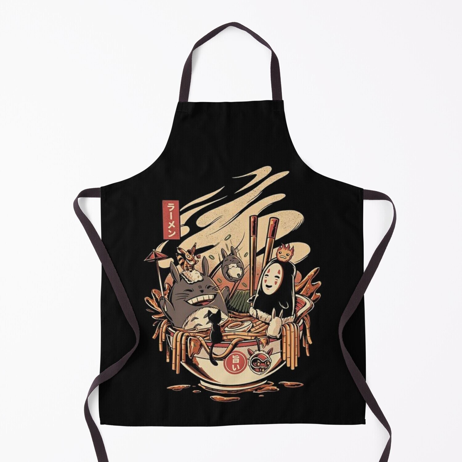 Rabbit in ramen - Anime Grill Aprons for Kitchen BBQ Chef on OnBuy