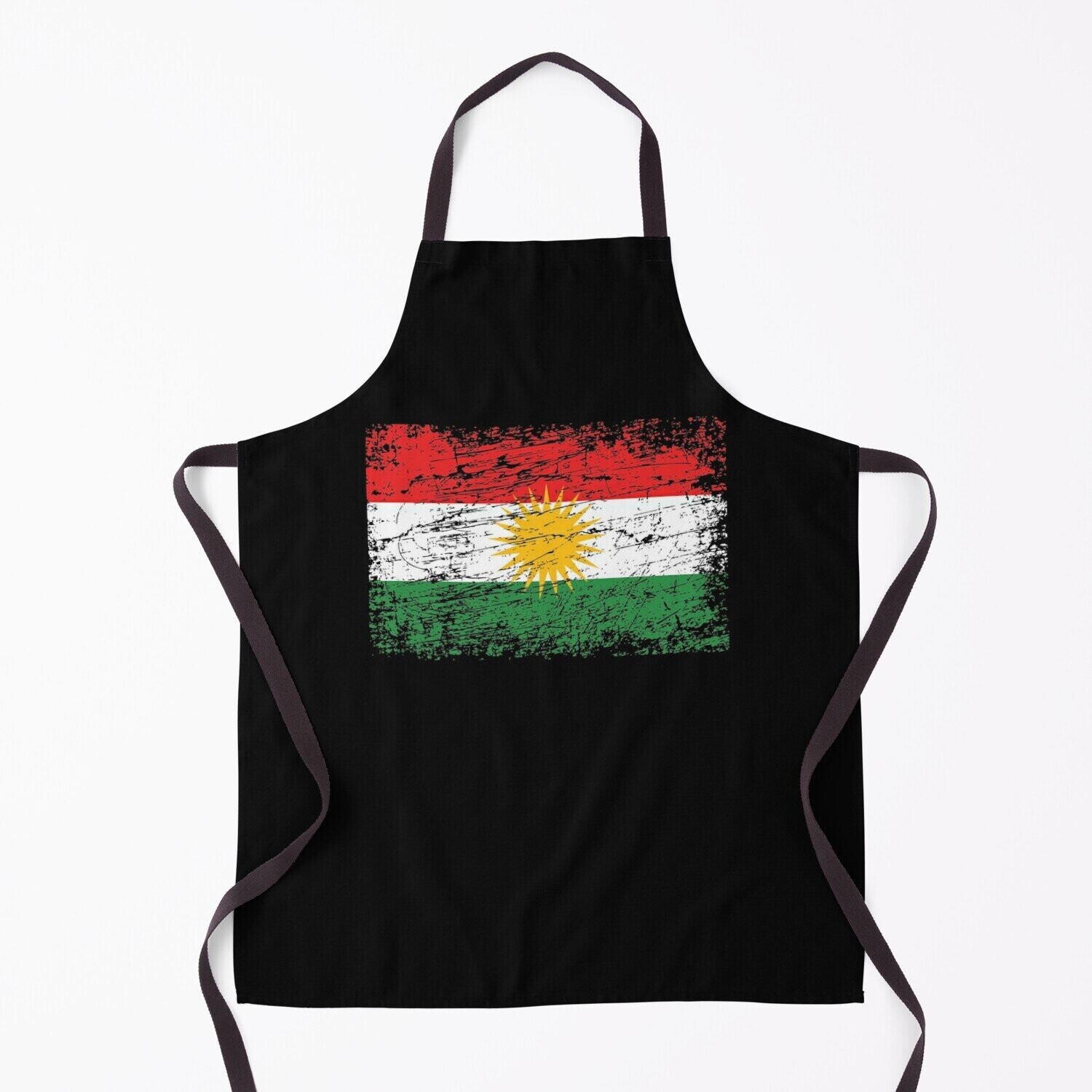 Kurdistan Kurdish flag flag used-look Grill Aprons for Kitchen BBQ Chef ...