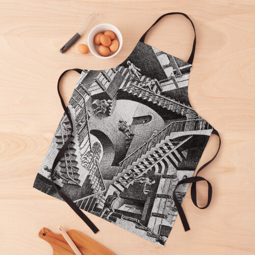 Optical Illusions MC Escher Grill Aprons for Kitchen BBQ Chef on OnBuy