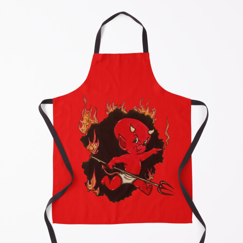 Lil' Devil Hot Stuff Grill Aprons for Kitchen BBQ Chef on OnBuy