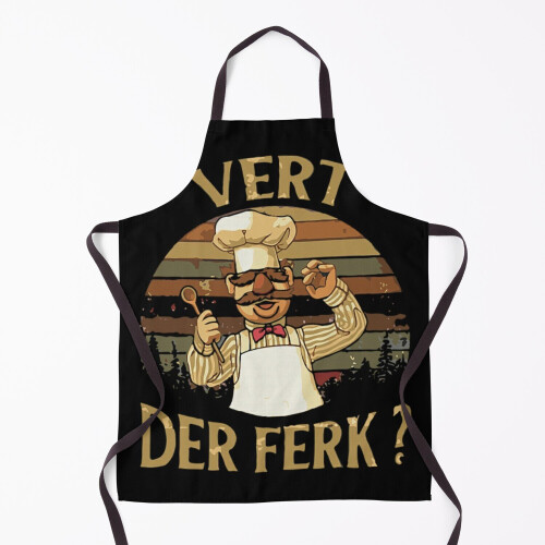Vert Der Ferk cook Swedish Chef Grill Aprons for Kitchen BBQ Chef on OnBuy