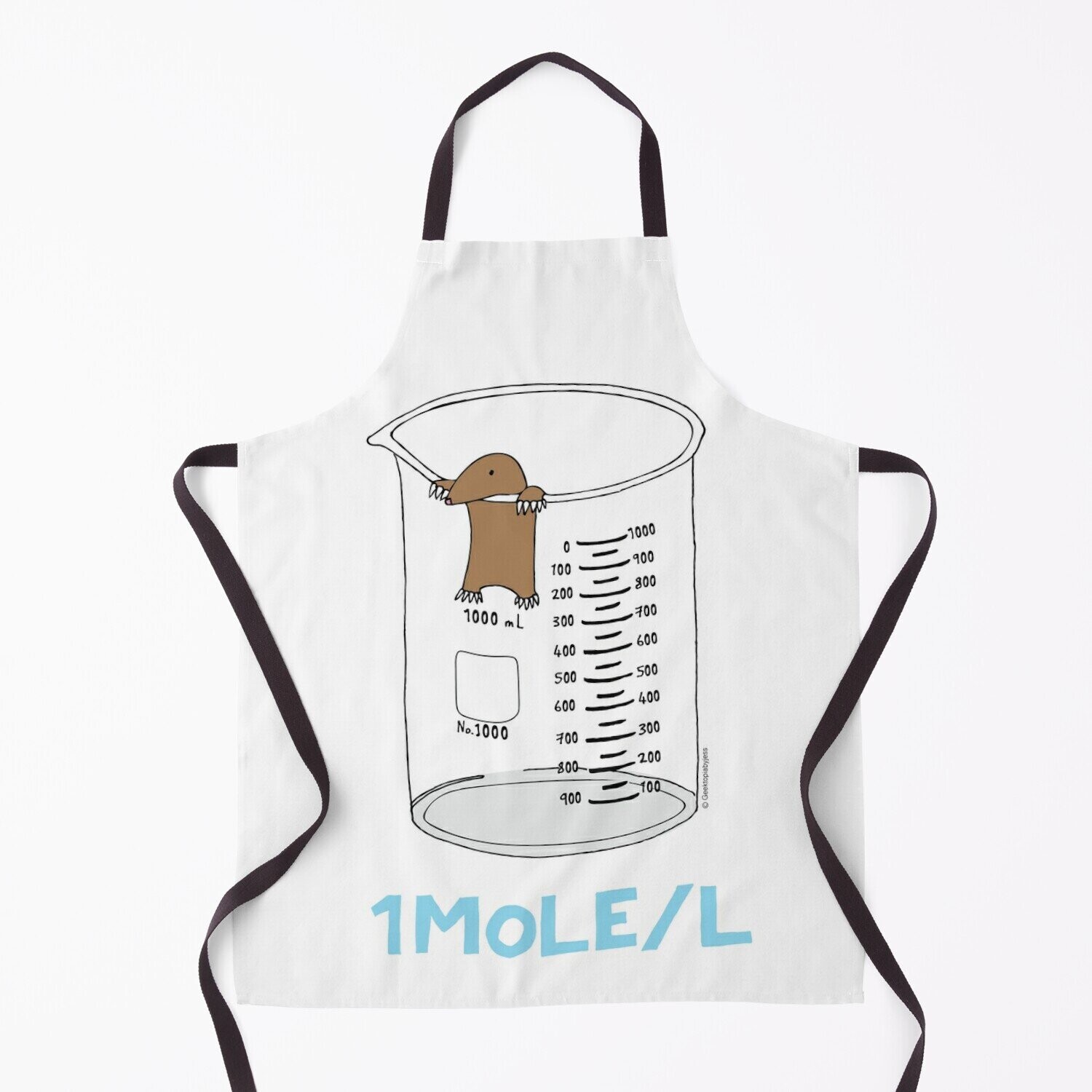 Chemistry 1 Mole per Litre for Mole or Avogadro's Day Grill Aprons for ...