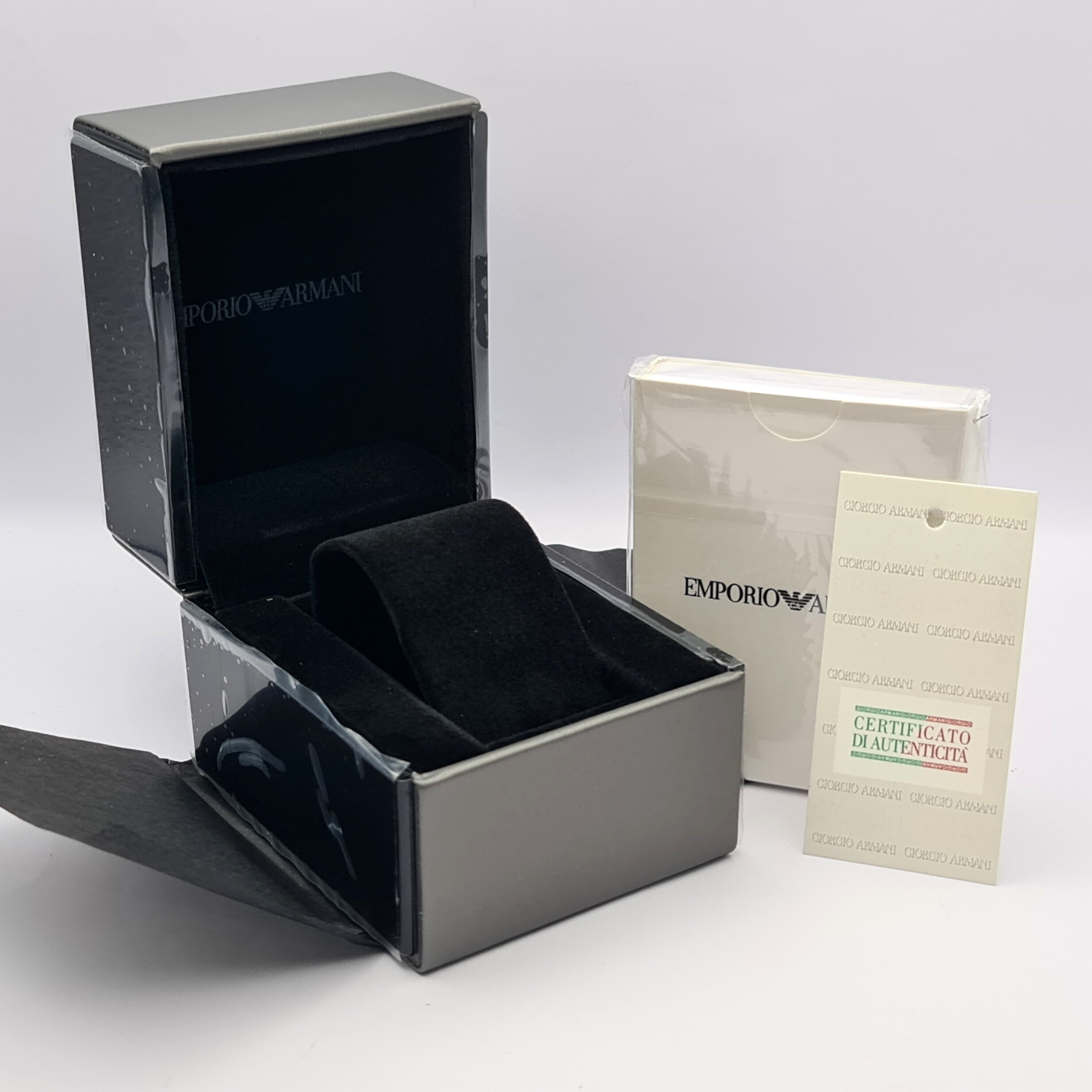 NEW EMPORIO ARMANI AR70002 MEN'S WATCH BLACK CERAMICA ROSE GOLD CHRONO ...