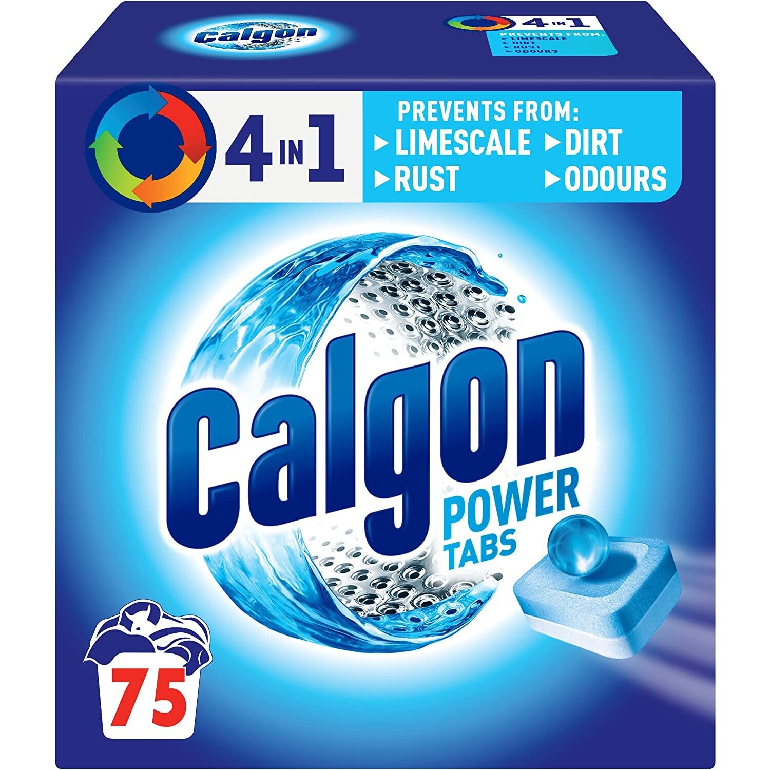 Calgon 4-in-1 Water Softener Tablets Washing Machine Cleaner Removes ...
