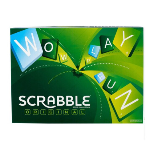 Original Scrabble Classic Wordforming Board Family Fun Game Board Game ...