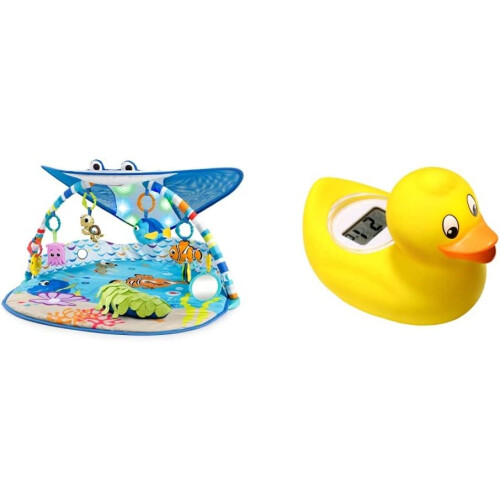 Bright Starts, Disney Baby, Finding Nemo Ocean Lights Baby Activity Gym ...