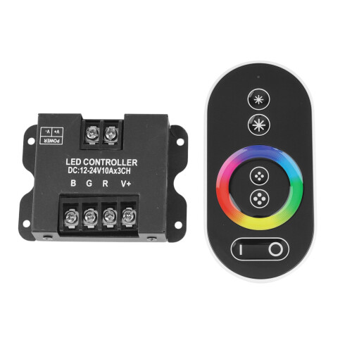 30A Contact RGB RF Remote Control DC 12V 24V 3Channelx10A 360W/720W ...