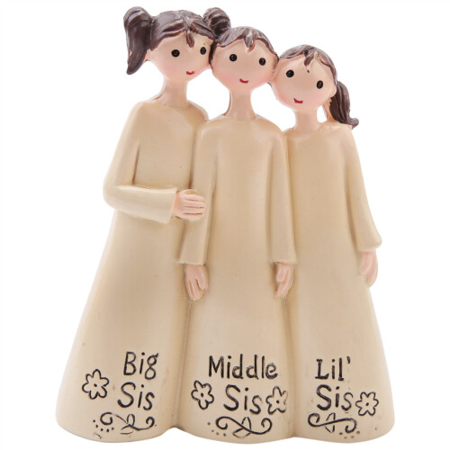 Figure Statues, Sister Friend Warm Embrace,Resin Desktop Art Ornament ...