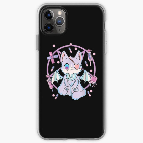 Phone Case Pastel Goth Kawaii Yami Cat for iPhone Samsung 14 13 12 11 ...