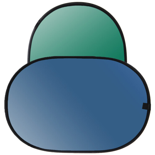 3x5FT 2 in 1 Blue Green Backdrop Background Panel Popup Backdrop ...