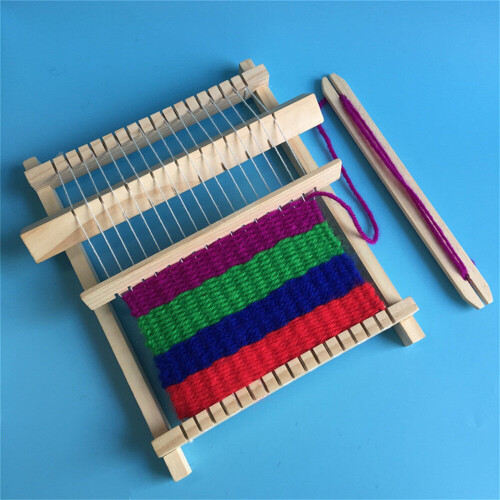 DIY Weaving Machine Kids Children Hand Knitting Toy Traditional Loom ...