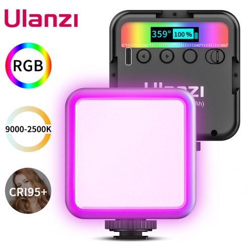 Ulanzi VL49 RGB Full Color LED Video Light 2500K 9000K 800LUX Magnetic ...