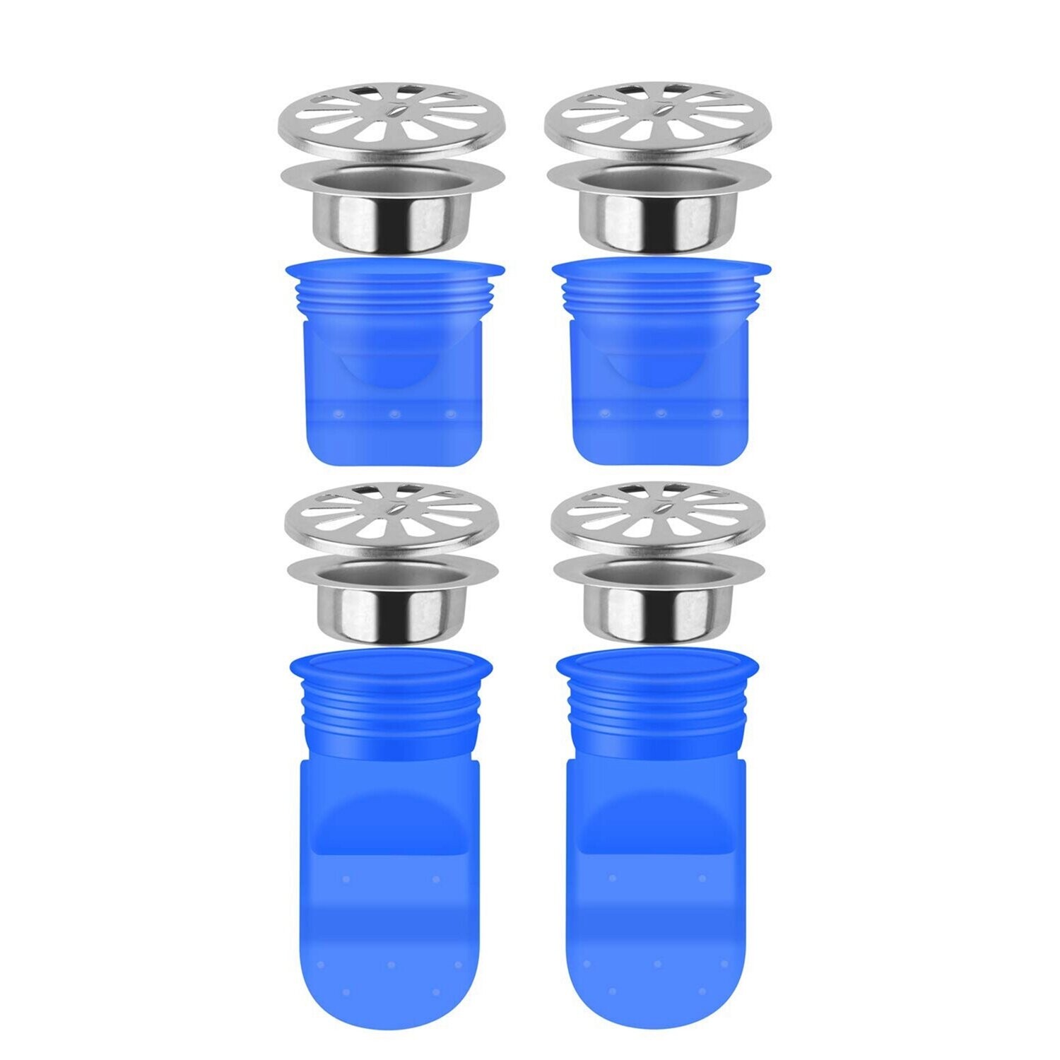 Drain Backflow Preventer 4 Pack, One Way Valve For Pipes Tubes In ...