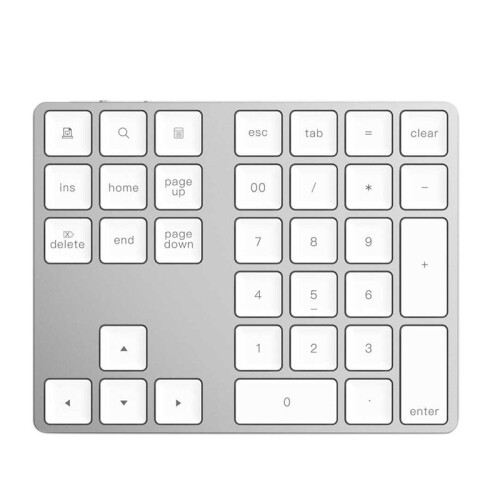 Bluetooth 3.0 Wireless Numeric Keypad 34 Keys Digital Keyboard for ...