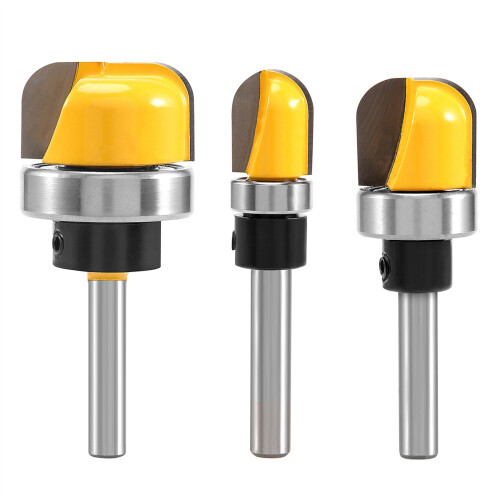 3Pcs 1/4 Inch Bowl and Tray Router Bit, Bowl & Tray Template Router Bit ...