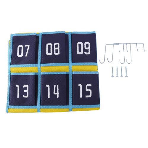 Numbered Pocket Chart Classroom Organizer for Cell Phones Calculator ...