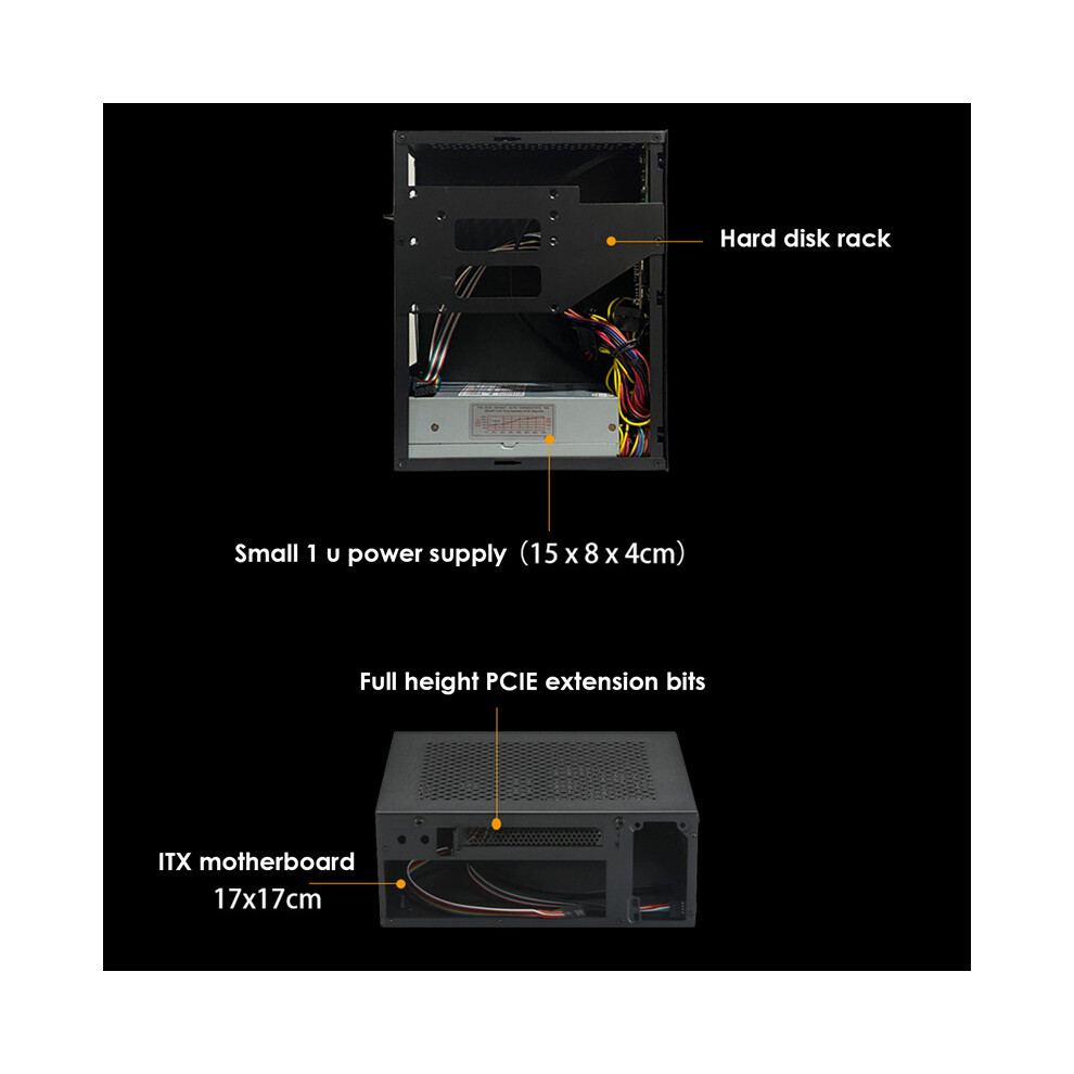 A09 HTPC Computer Case Mini ITX Gaming PC Chassis Desktop Chassis USB3 ...