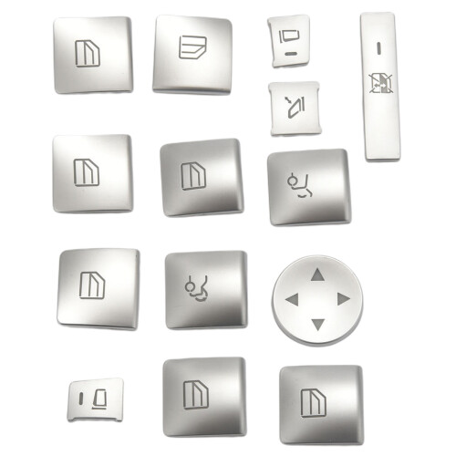 Inner Door Armrest Window Switch Button Trim Cover Sticker for ML C E G ...