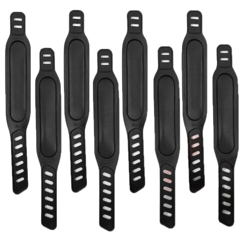 8PCS Exercise Bike Pedal Straps, Adjustable Pedal Straps Foot Pedal ...