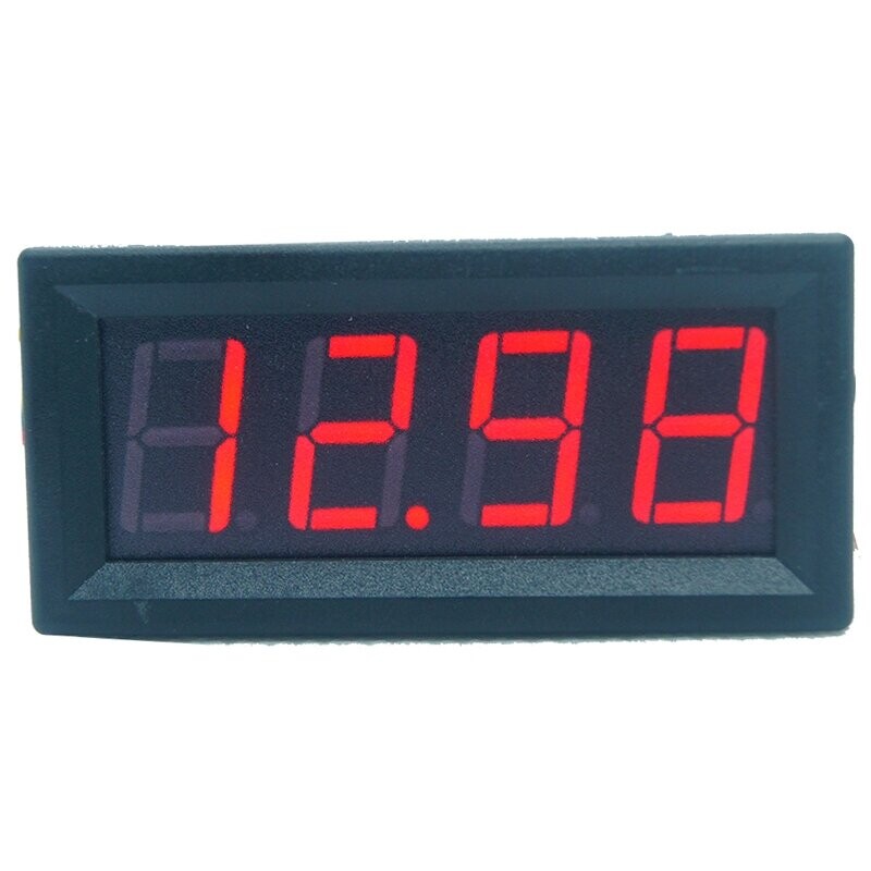 0.56inch Mini Digital LED Display 4 Bits 0-100V Voltmeter Panel Volt ...
