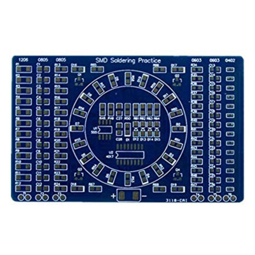 Rotating LED SMD NE555 Soldering Practice Board DIY Kit Fanny Skill ...