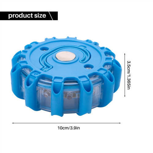 Super Bright Auto 15 Led Round Beacon Emergency Strobe Flashing Warning ...