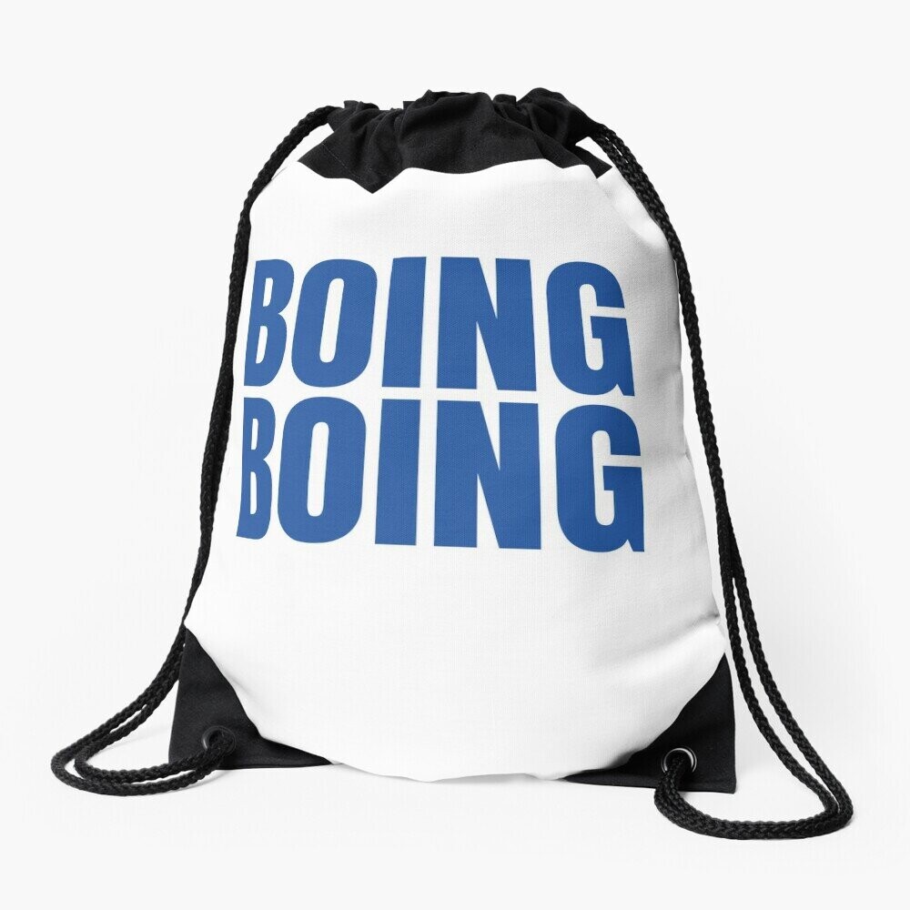 Drawstring Bag Boing Boing Baggies Sport Gym Shoe Backpack on OnBuy