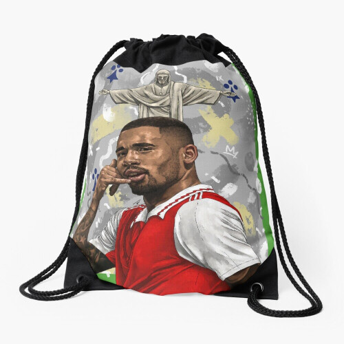 Drawstring Bag Gabriel Jesus Arsenal Sport Gym Shoe Backpack on OnBuy