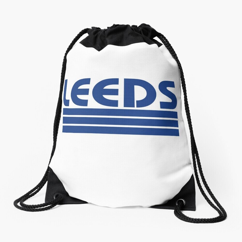 Drawstring Bag Leeds United 70's Retro Sport Gym Shoe Backpack on OnBuy