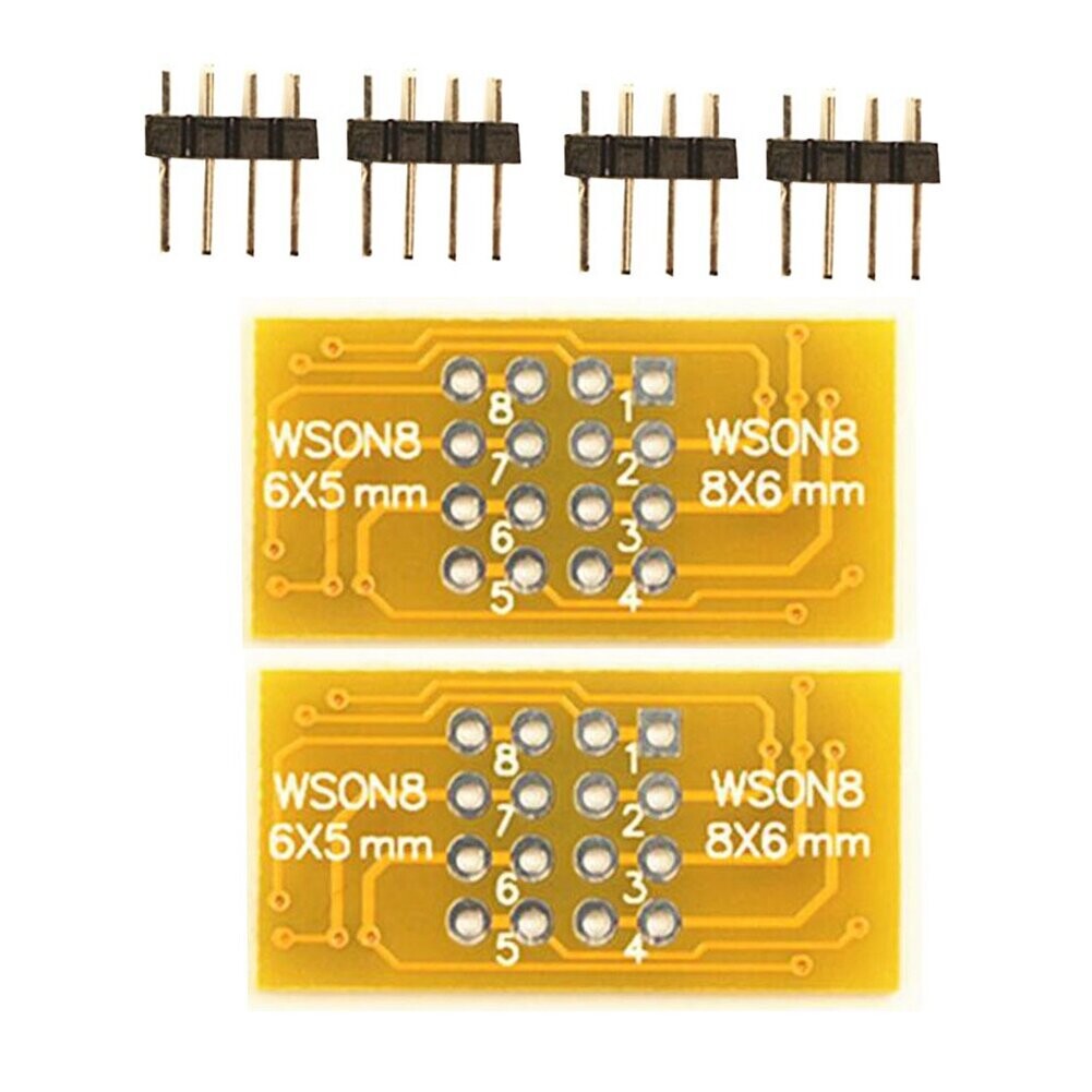 2PCS Programmer Adapter WSON8 to DIP8 Programmer Adapter Board QFN8 ...