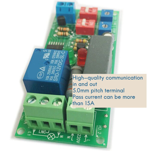 Dual Time Adjustable Cycle Delay Timing Relay Repeat on OFF Switch Loop ...