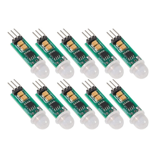 10Pcs -SR505 Adjust IR Pyroelectric Infrared Mini PIR Module Motion ...