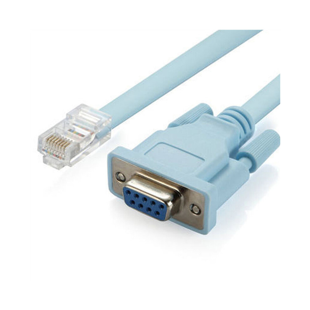 USB Console Cable RJ45 Cat5 Ethernet To Rs232 DB9 Port Serial Female ...