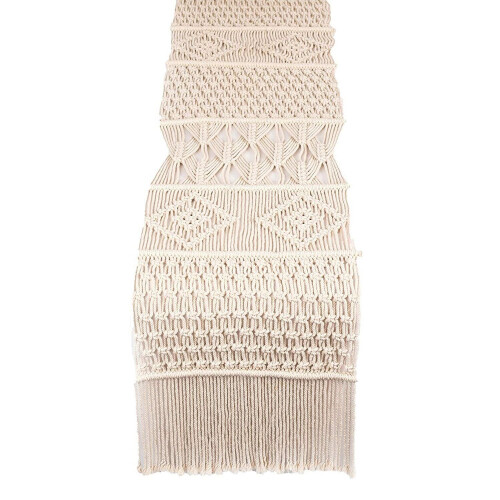 Macrame Table Runner, Boho Wedding Table Decor, Handwoven Vintage ...