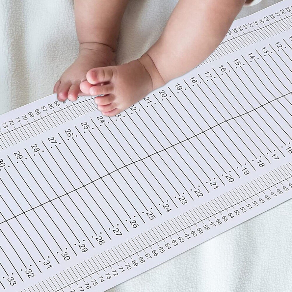 Height Chart for Kids, Infant Measuring Mat Plastic Baby Height ...