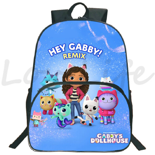 Gabby's Dollhouse Backpacks Cartoon School Bags Gabby Cat Mochila for ...