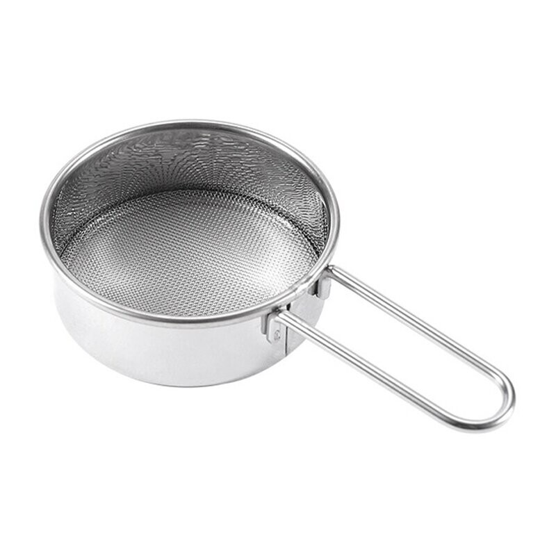 Stainless Steel Flour Sieve Cup Powder Sieve Mesh Kitchen Accessories ...
