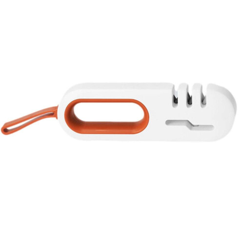 (a-Orange One Size) Tungstensteel,Ceramic,Emery 4 In1 Knife Sharpener ...