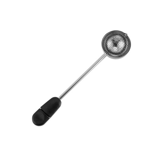 (a-Black) Kitchen Ultra-Fine Mesh Flour Sieve Round Sifter Stainless ...