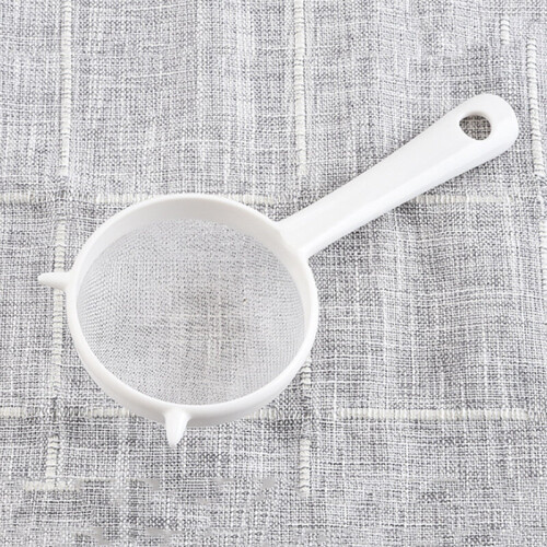 Kitchen Handheld Plastic Screen Mesh Tea Leaf Strainer Flour Sieve ...